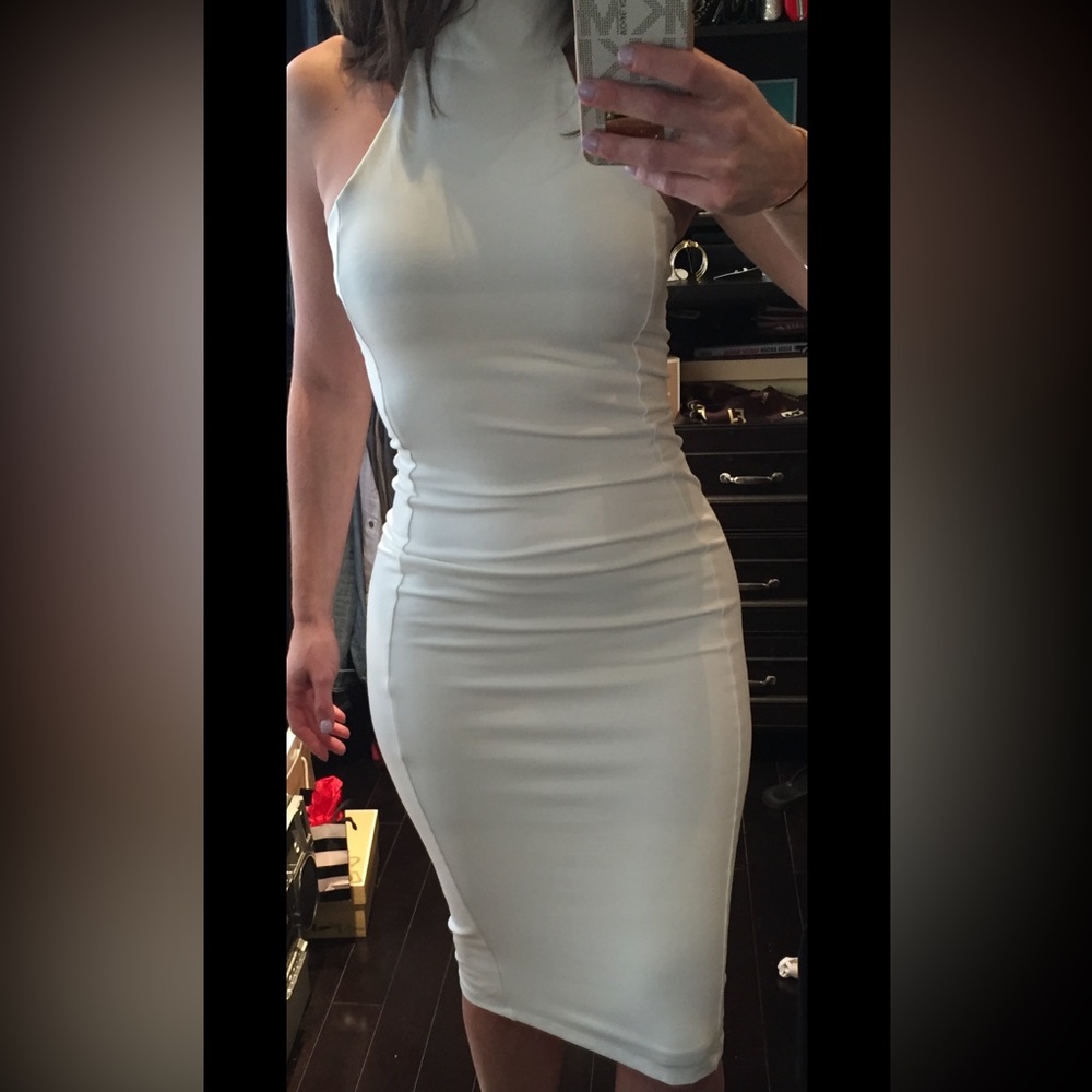 White Bebe Dress - Gem